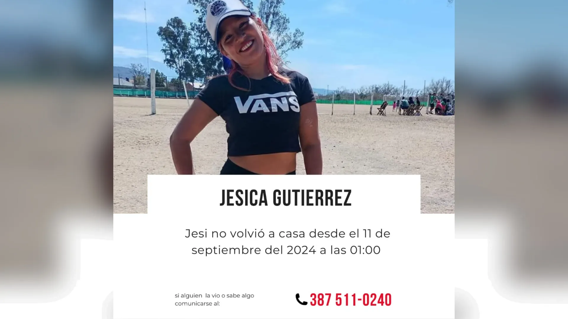 La Caldera: Buscan a Yesica Elizabeth de 33 años